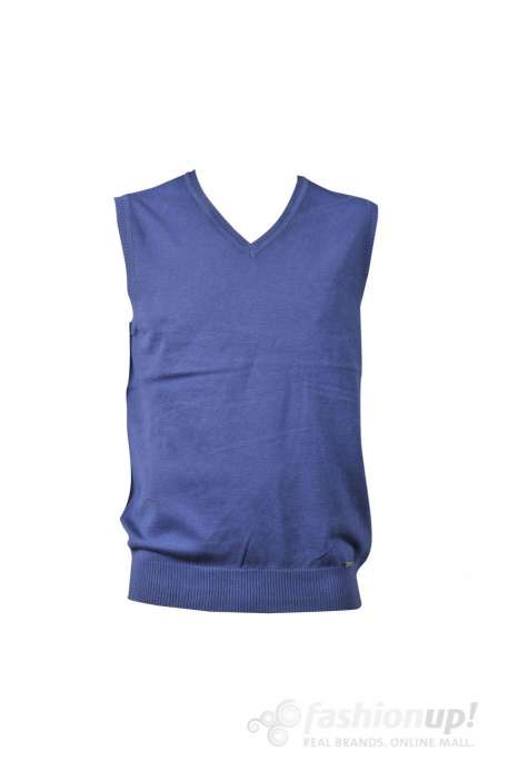 vesta albastra - Stil Masculin
