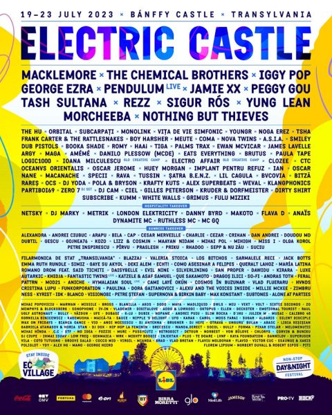 Line-up complet pentru Electric Castle 2023 - Stil Masculin